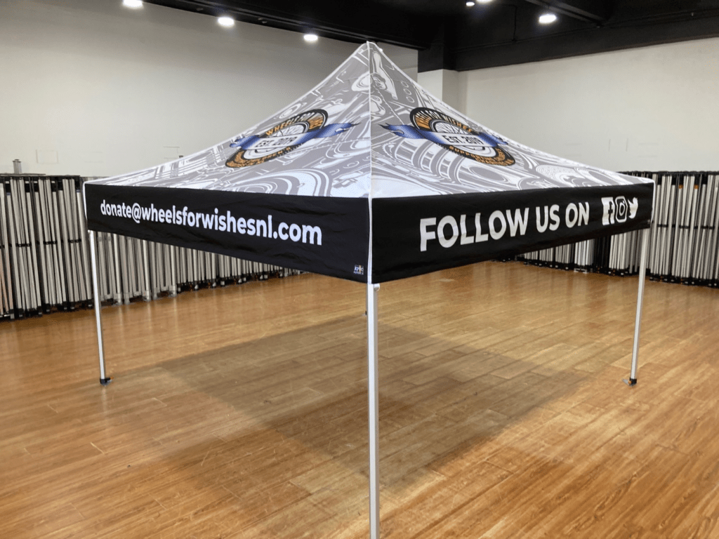 10×10 Custom Printed Pit Tent - EPIC Racewear