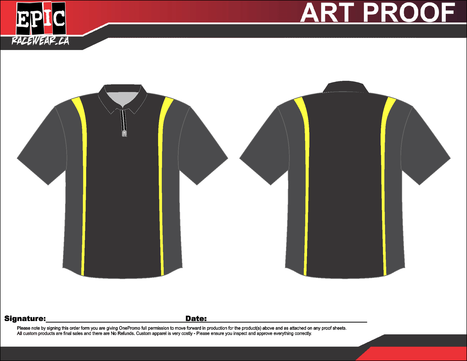 Custom Crew Shirts | High-Quality Racewear by EPIC Racewear